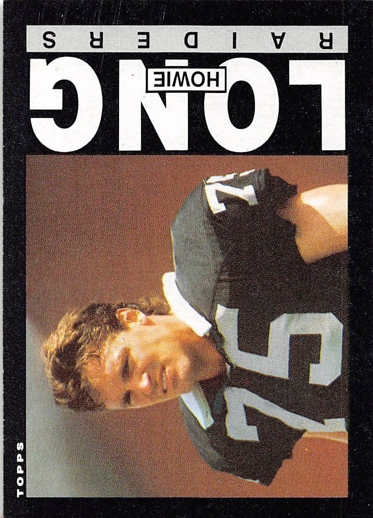 Football NFL 1985 Topps #292 Howie Long LA Raiders