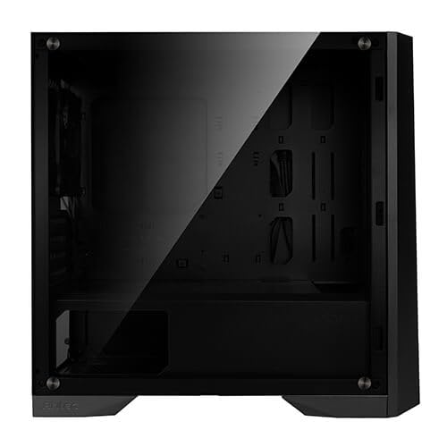 Antec Dapper Dark Phantom DP301M Black Steel/ARGB Lighting/Tempered Glass Side Panel Compact Micro-ATX Gaming Case