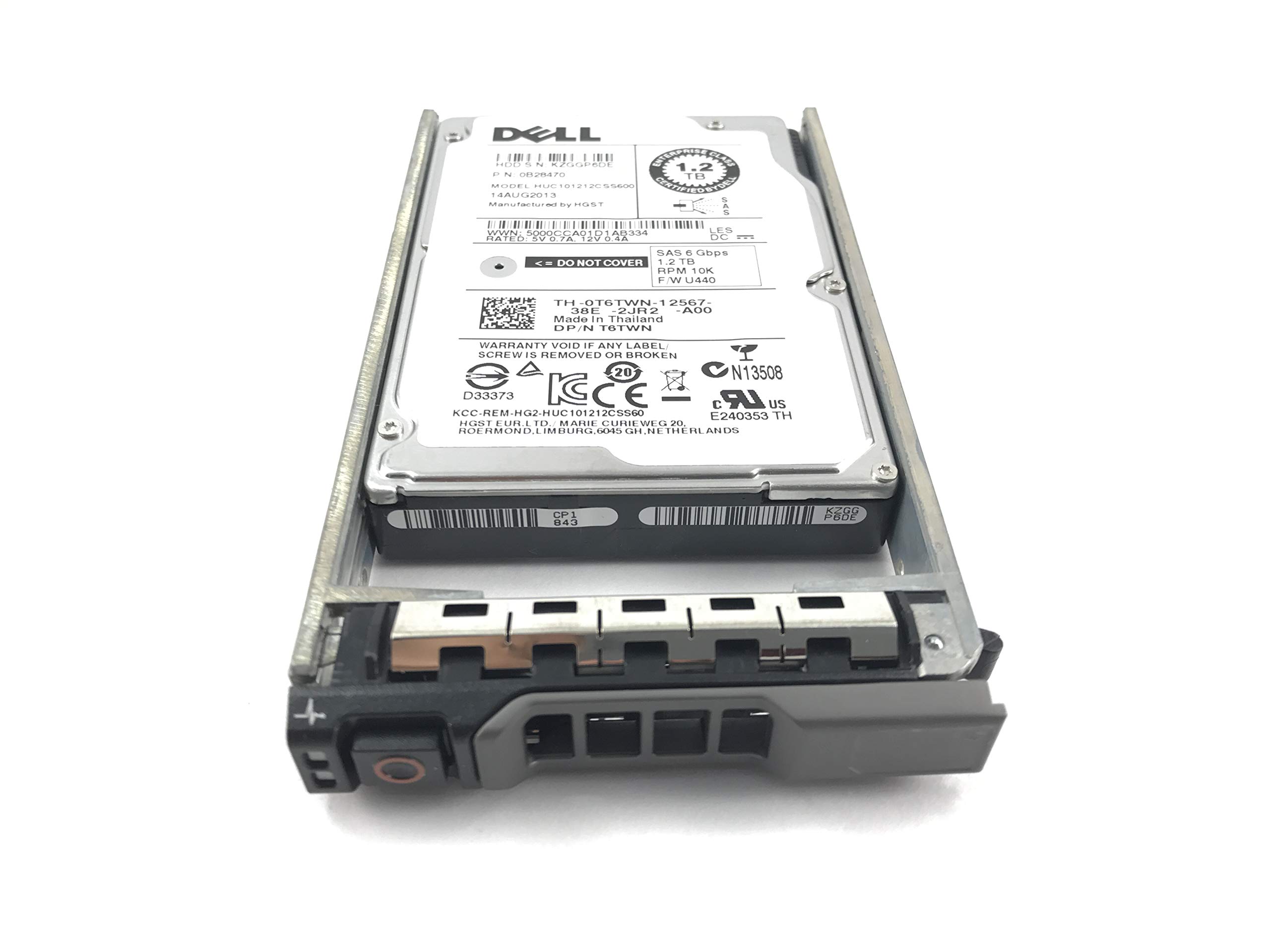 Dell Huc101212Css600-Dell Dell 1.2Tb 10K 6Gbps Sas 2.5'' Hard Drive