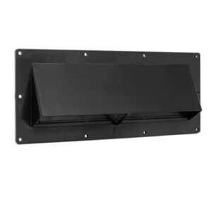 recpro rv range vent exterior cover with locking damper | black