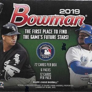 2019 Bowman Baseball Blaster Box (6 Packs/12 Cards: 5 Inserts)