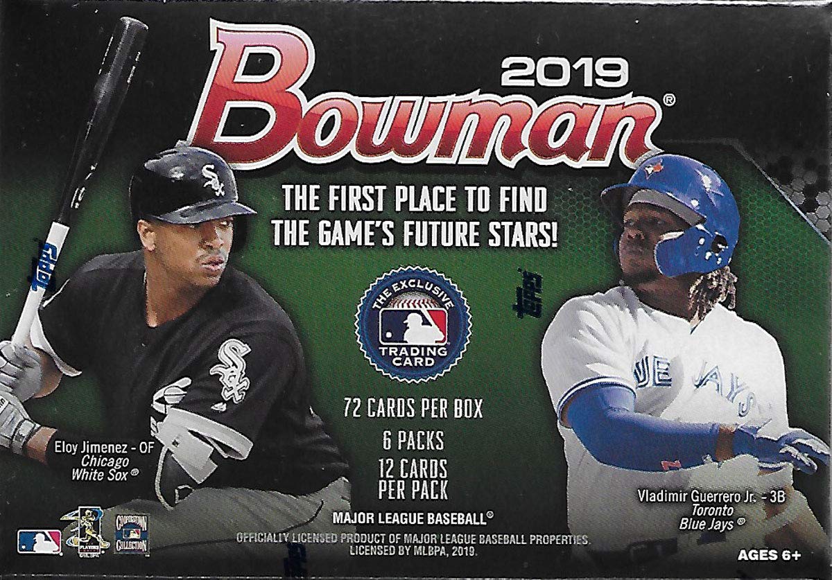 2019 Bowman Baseball Blaster Box (6 Packs/12 Cards: 5 Inserts)