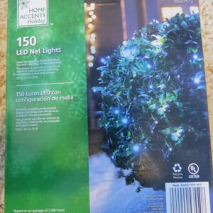 Home Accents Holiday - 150 Cool White LED Net Lights - 4ft x6ft