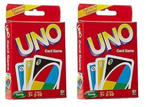 uno card game (2 pack)