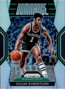 2018-19 panini prizm dominance prizms silver #5 oscar robertson milwaukee bucks nba basketball trading card