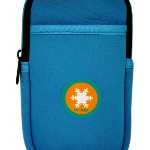 EPI-TEMP Epipen Insulated Case for Kids, Adults – Smart Carrying Pouch, Storage Bag, Powered by PureTemp Phase Change Material to Keep Epinephrine in Safe Temperature Range (Teal)