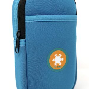 EPI-TEMP Epipen Insulated Case for Kids, Adults – Smart Carrying Pouch, Storage Bag, Powered by PureTemp Phase Change Material to Keep Epinephrine in Safe Temperature Range (Teal)