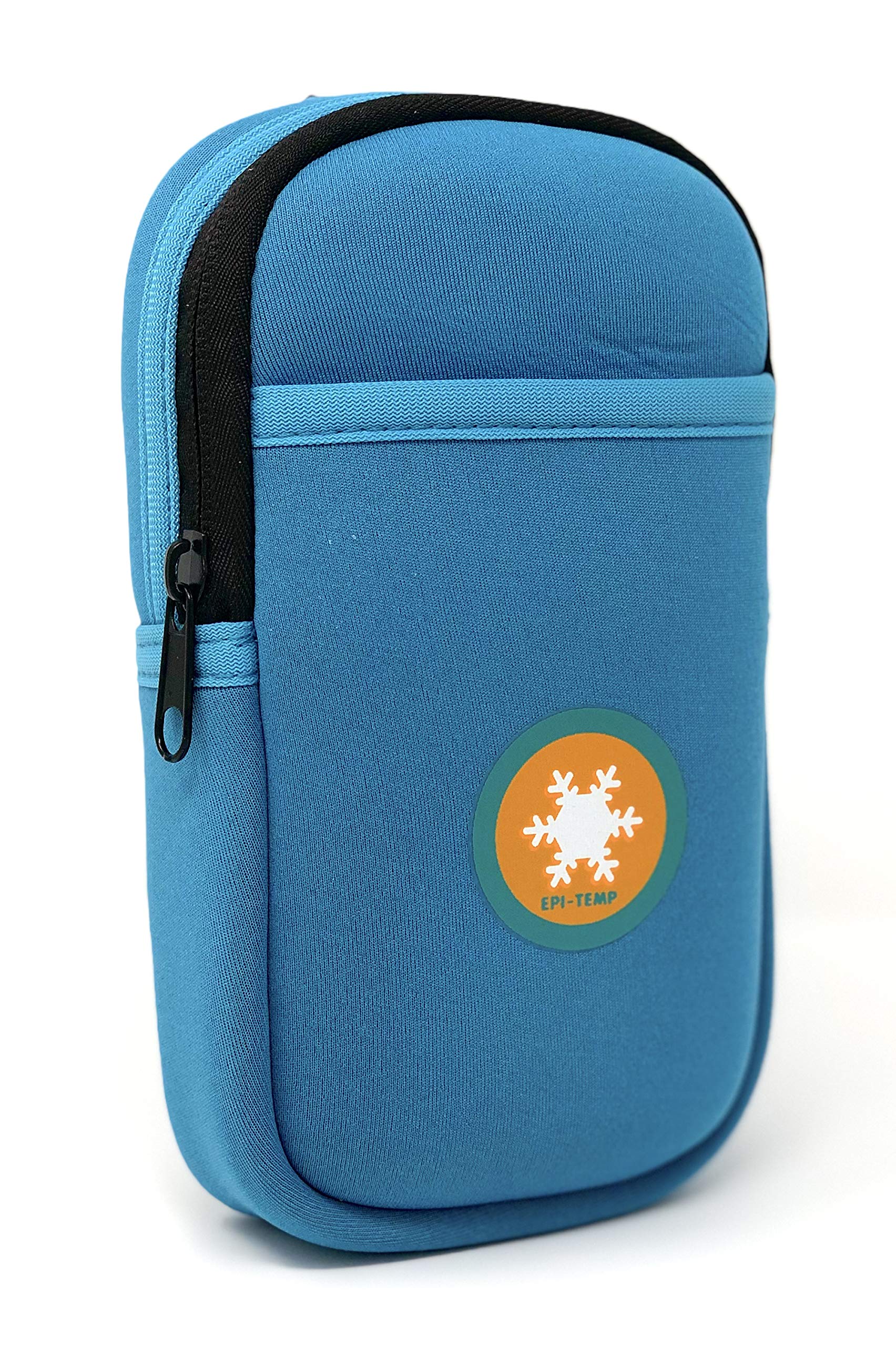 EPI-TEMP Epipen Insulated Case for Kids, Adults – Smart Carrying Pouch, Storage Bag, Powered by PureTemp Phase Change Material to Keep Epinephrine in Safe Temperature Range (Teal)