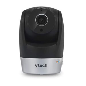 vtech vc9511 wi-fi ip camera with 1080p full hd, remote pan & tilt, free live streaming, free motion-detected recording, automatic infrared night vision & smart security alarm