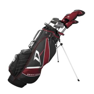 wilson deep red tour complete golf set men's, right hand, tall