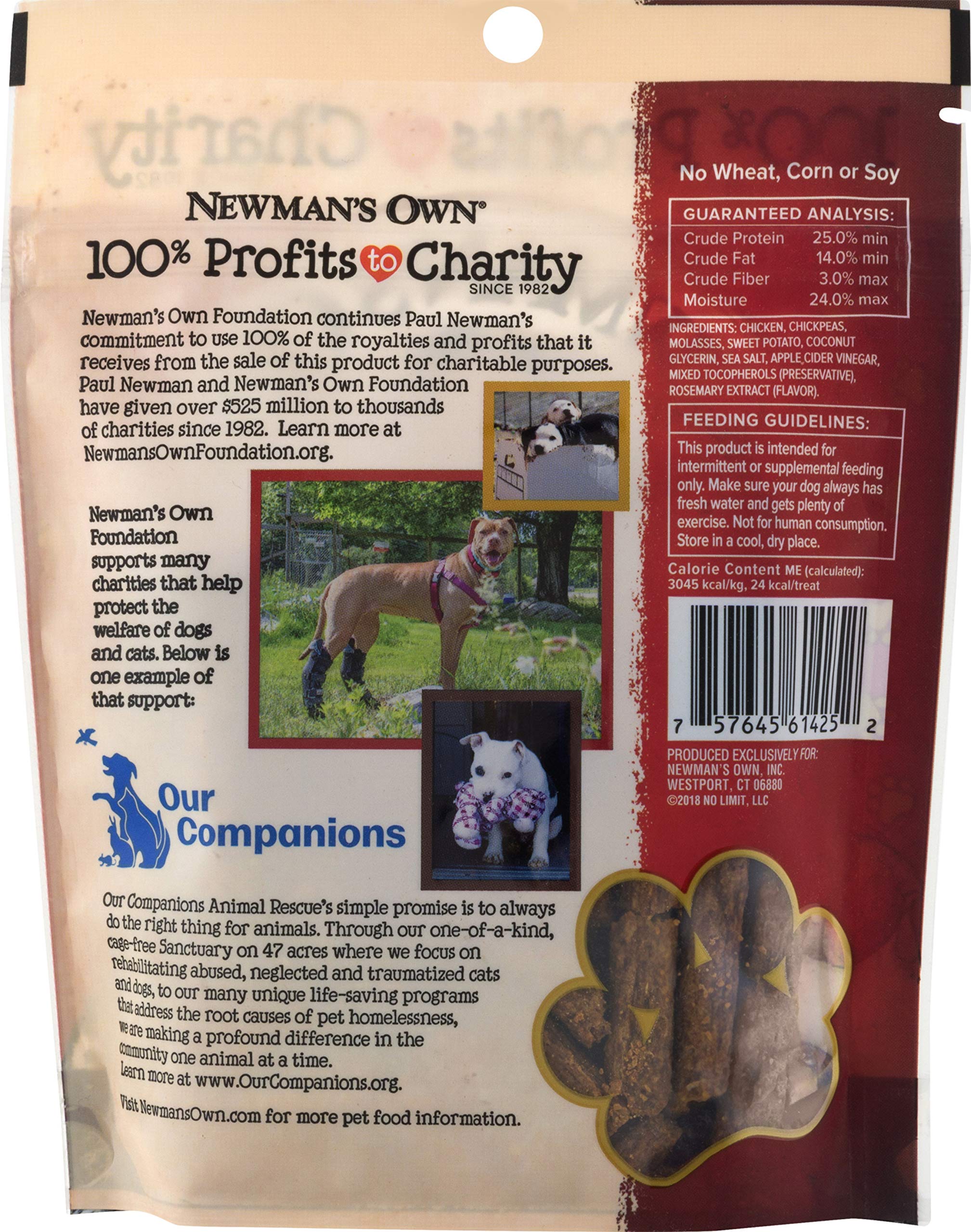 Newman's Own Snack Sticks for Dogs, 5-oz. (Pack of 8), Chicken & Sweet Potato