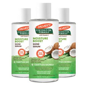 palmer's coconut oil formula moisture boost hair shine serum, 6 ounce (pack of 3)