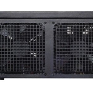 SilverStone Technology Aluminum Front Panel and SECC Body Micro ATX HTPC Computer Case with 2X USB3.0 Front Ports Cases in Black GD04B-3.0-USA