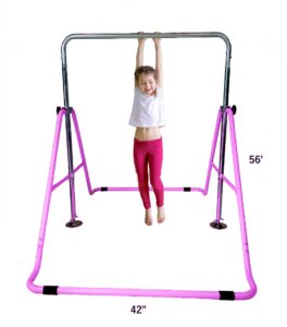 kids jungle gymnastics expandable junior training monkey horizontal bars climbing tower child play training pull up gym purple