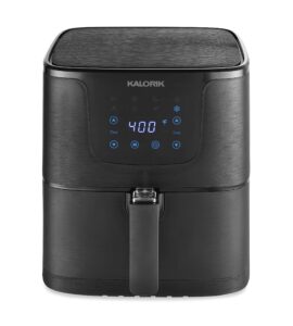 kalorik 3.5 quart matte black digital air fryer pro