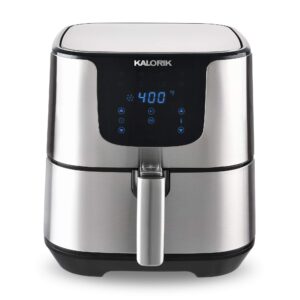 kalorik 5.3 quart xl air fryer pro with digital touch screen