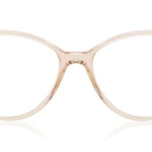 Tom Ford FT5545-B Peach/Clear Lens Eyeglasses