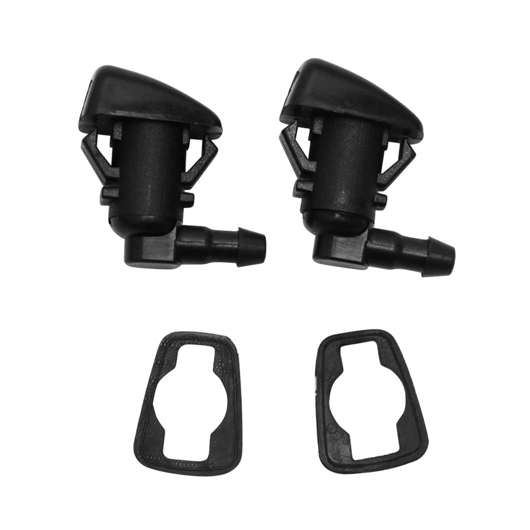 ZHParty 7C3Z-17603-A Wiper Spray Nozzle for Super Duty 2011-2016, Windshield Washer Nozzle fits for Ford 2008 2009 2010 F250 F350 F450 F550, for Fiesta 2011-2015 - Replaces OEM # BE8Z-17603-A, 2 Pcs