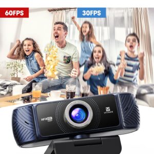 VITADE Webcam 1080P 60fps with Microphone for Streaming, 682H Pro HD USB Computer Web Camera Video Cam for Gaming Conferencing Mac Windows Desktop PC Laptop Xbox Skype OBS Twitch YouTube Xsplit