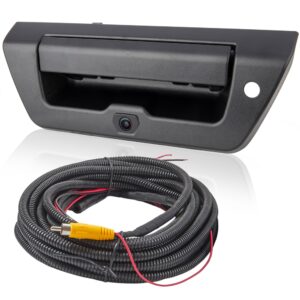 eway tailgate handle backup rear view camera for ford f150 2015 2016 2017 manual type reverse vehicle backing night vision aftermarket reversing cameras for pickup truck black