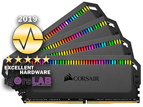 Corsair Dominator Platinum RGB 32GB (2x16GB) DDR4 3200 (PC4-25600) C16 1.35V Desktop Memory