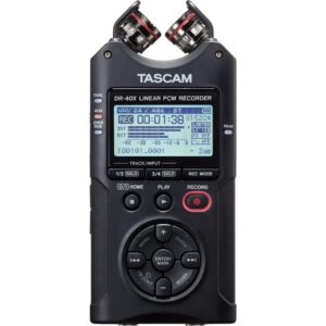 tascam dr-40x four track audio recorder/usb audio interface