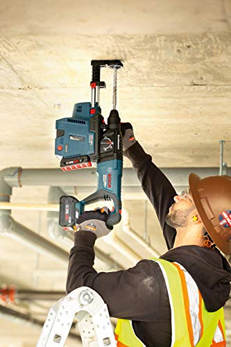 BOSCH GBH18V-26DK26GDE 18V EC Brushless SDS-plus Bulldog 1 In. Rotary Hammer Kit with Mobile Dust Extractor and (2) CORE18V Batteries