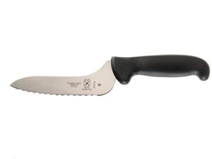 mercer culinary m18134bk bread knife, 6-inch, millennia black