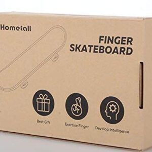 HOMETALL Finger Skateboards for Kids Set of 12, Mini Skateboard Fingerboards 12 Pieces Finger Toys Pack, Gifts for Kids Children Finger Skater