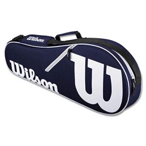 wilson advantage ii tennis bag - navy/white