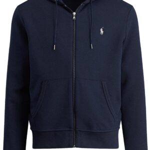 Polo Ralph Lauren Men's Full Zip Active Hoodie (Large, Navy)