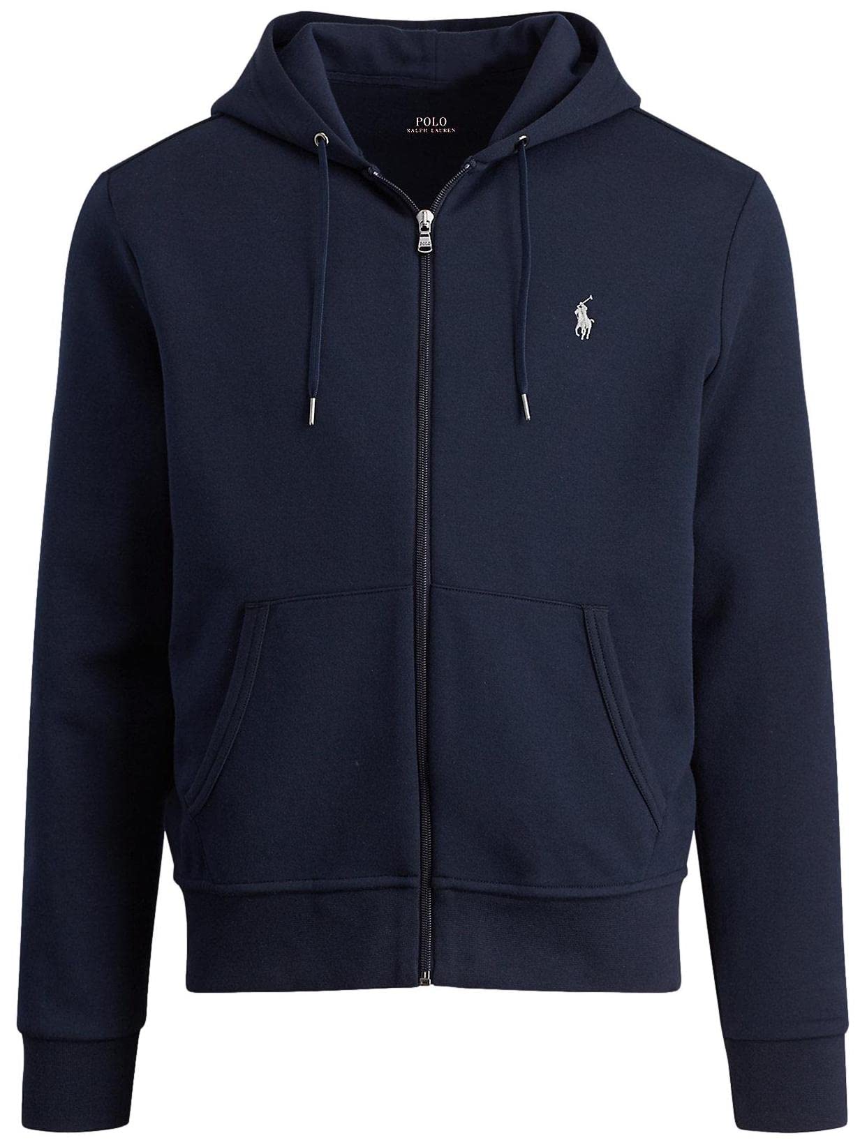 Polo Ralph Lauren Men's Full Zip Active Hoodie (Large, Navy)