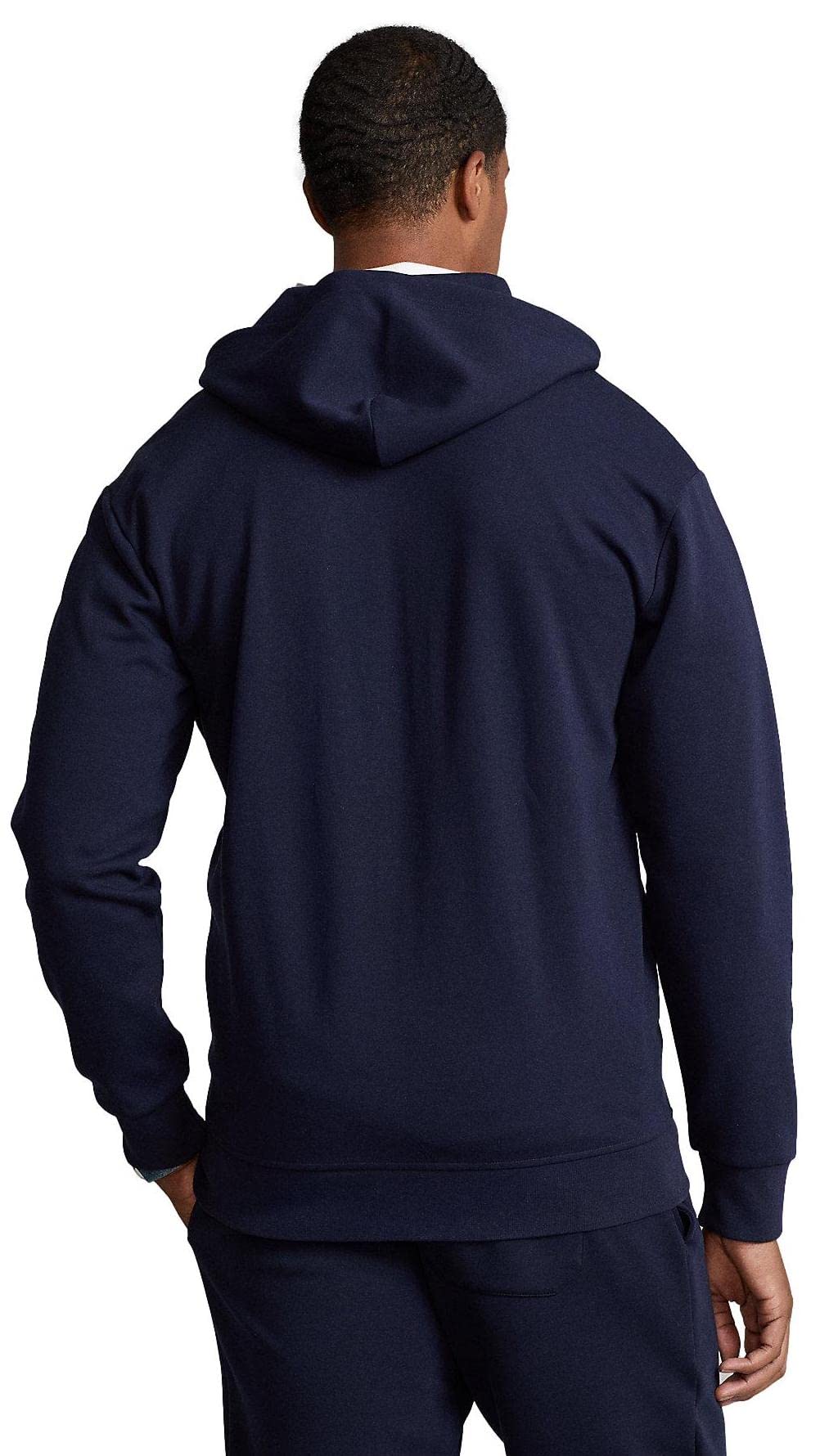 Polo Ralph Lauren Men's Full Zip Active Hoodie (Large, Navy)