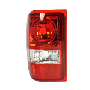 dependable direct left driver side tail light lens & housing for 2006-2011 ford ranger fo2818121