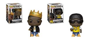 funko pop! rocks: the notorious b.i.g. collectible vinyl figures, 3.75" (set of 2)