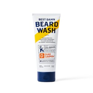 duke cannon supply co. best beard wash, 6 ounce/made with natural and organic ingredients