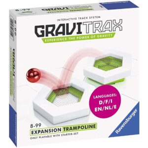 ravensburger gravitrax trampoline accessory - enhance marble run experience | stem educational toy | top-ranked marble run system | ideal for kids age 8 and up | 2019 toy of the year finalist