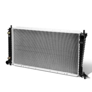 auto dynasty dpi 2257 factory style 1-row cooling radiator compatible with ford f150-f350 heritage super duty lobo expedition lincoln navigator blackwood 4.2l 4.6l 5.4l at mt 99-04, aluminum core