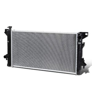 dpi 13099 factory style 1-row cooling radiator compatible with ford f-150 expedition lincoln navigator 4.6l 5.4l 6.2l at 2009-2014, aluminum core