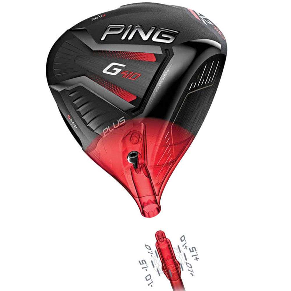 PING G410 Plus Driver (Right, ALTA CB Red Graphite, Regular, 10.5)