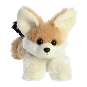 Aurora® Adorable Mini Flopsie™ Frisky Fennec Fox™ Stuffed Animal - Playful Ease - Timeless Companions - Brown 8 Inches