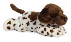 aurora® adorable flopsie™ gio german shorthair™ stuffed animal - playful ease - timeless companions - brown 12 inches