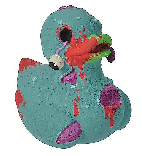 Wild Republic Rubber Ducks, Bath Toys, Kids Gifts, Pool Toys, Water Toys, Zombie, 4"