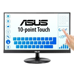 monitor con touch screen asus vt229h 21,5" full hd ips hdmi black