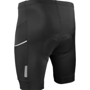 AERO|TECH|DESIGNS | Men's All Day Padded Bike Shorts | Standard Inseam | X-Large | Black