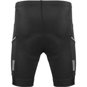 AERO|TECH|DESIGNS | Men's All Day Padded Bike Shorts | Standard Inseam | X-Large | Black