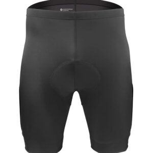 AERO|TECH|DESIGNS | Men's All Day Padded Bike Shorts | Standard Inseam | X-Large | Black