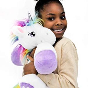 Plushible Unicorn Stuffed Animal for Kids (18")