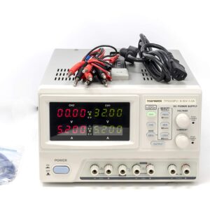 Tekpower TP3005PIII Programmable Variable Regulated Triple Output DC Power Supply, 0-30V at 0-5A