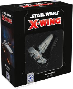 star wars x-wing 2nd edition miniatures game sith infiltrator expansion pack | strategy game for adults and teens | ages 14+ | 2 players | average playtime 45 minutes | made by atomic mass games